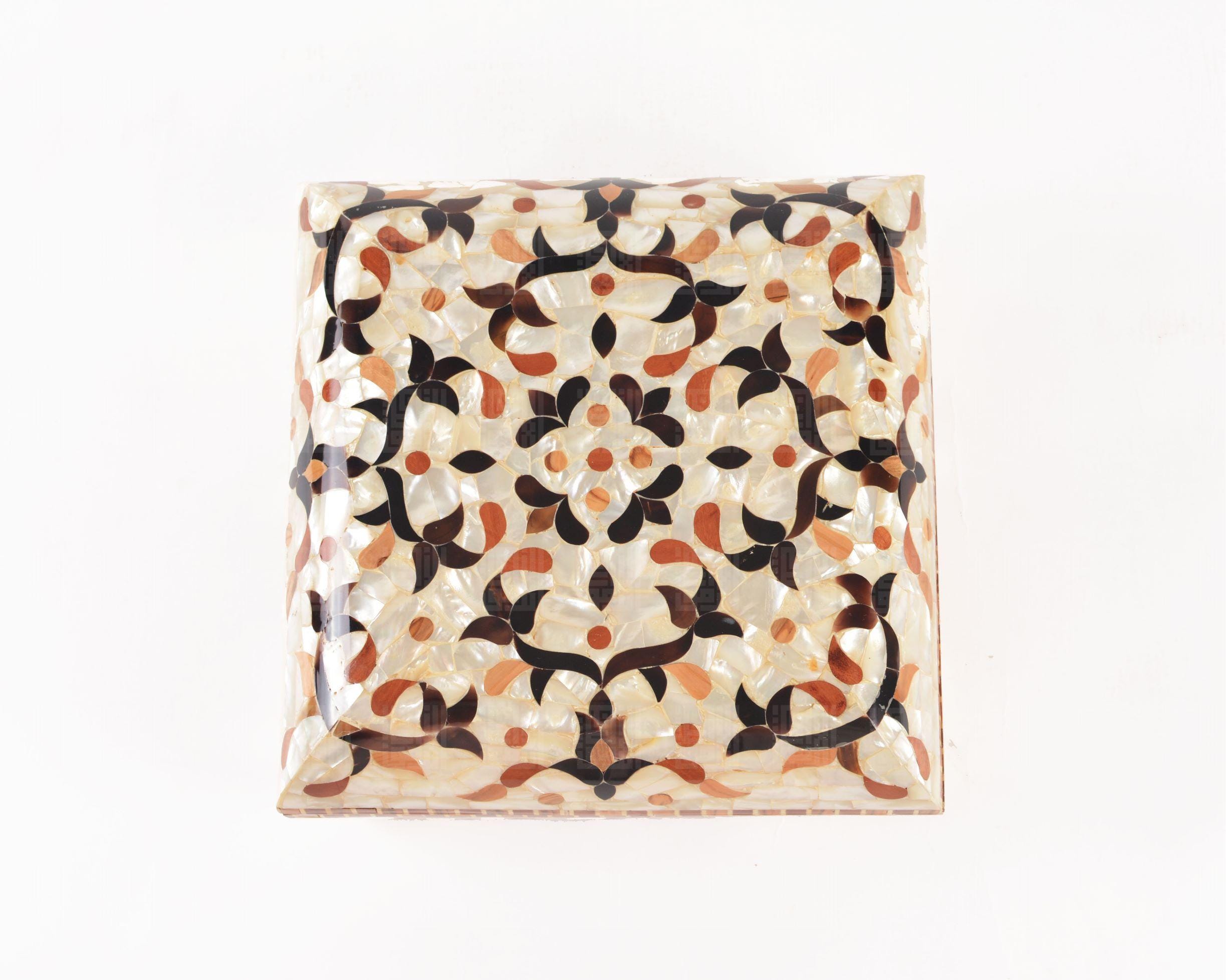 Sultana Handcrafted Inlaid Box | Walnut and Mother-of-pearl | Elegant ...