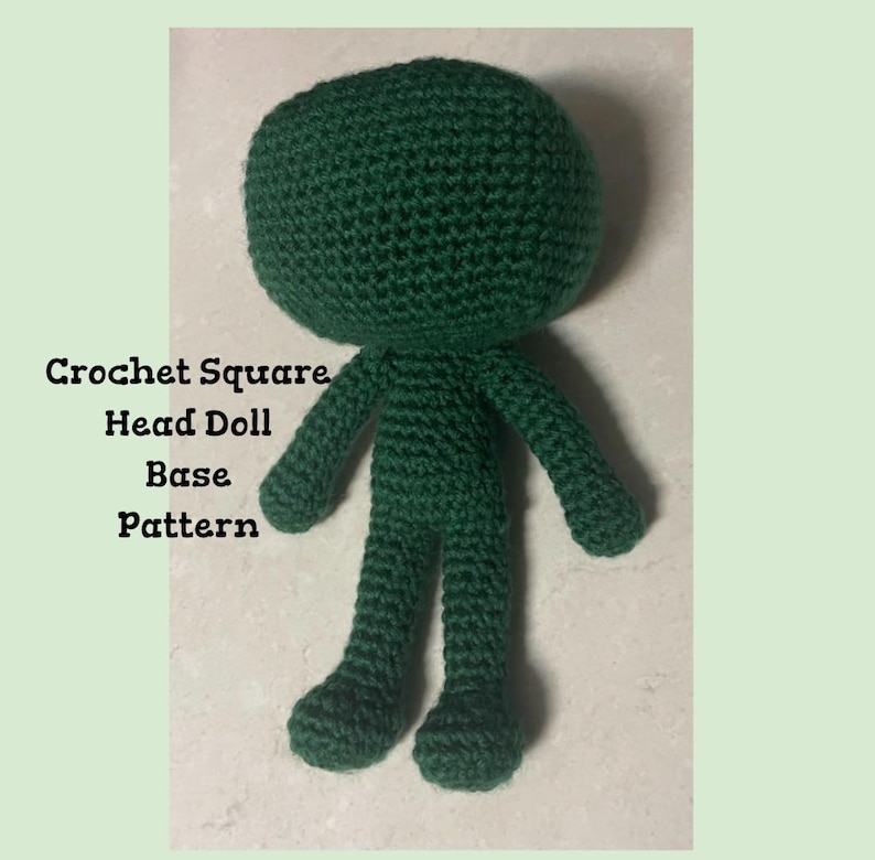Crochet Square Head Doll Base Pattern - Etsy