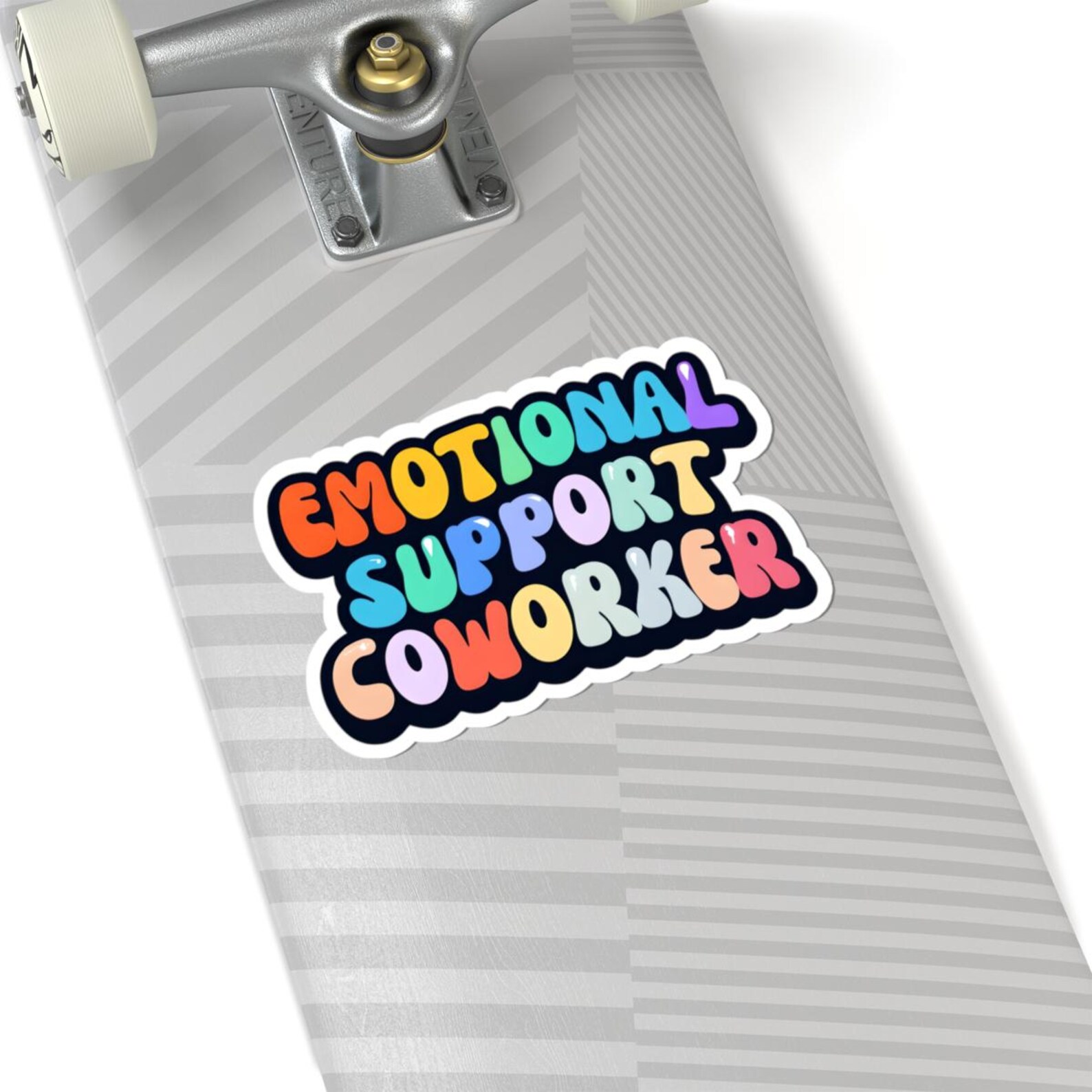 Emotional Support Coworker Sticker: Glossy Vinyl Laptop Decal - Etsy