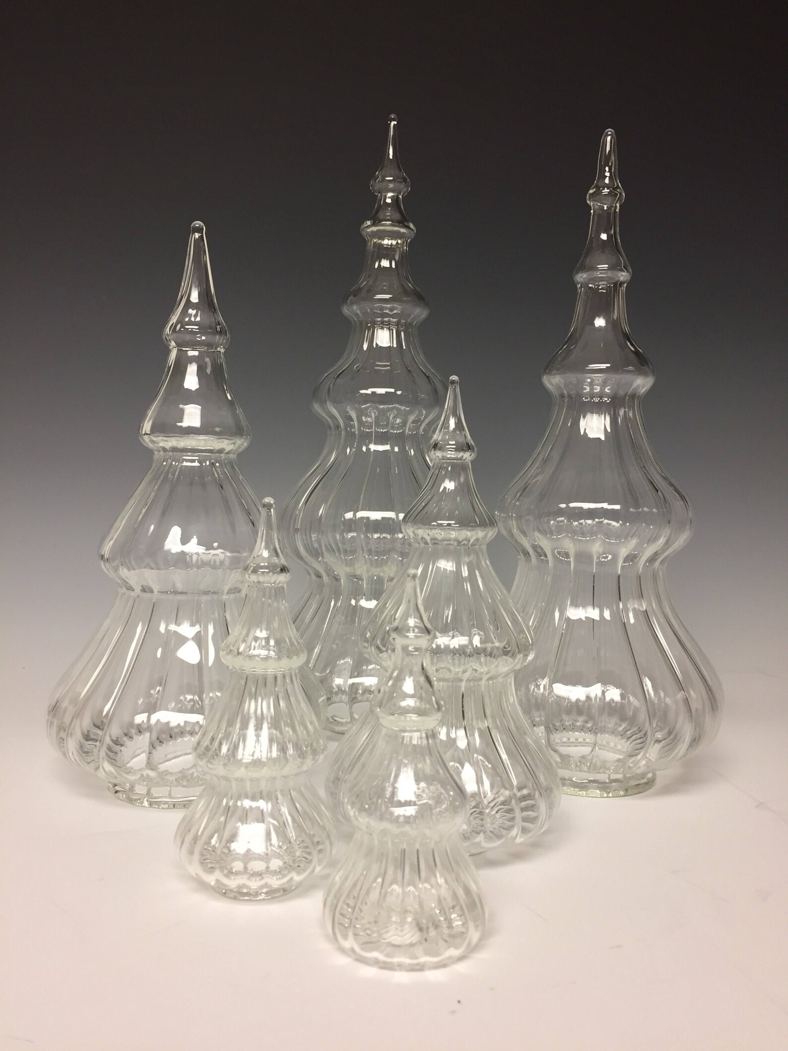 Festive Swirl Christmas Trees // Christmas Gift // Holiday - Etsy