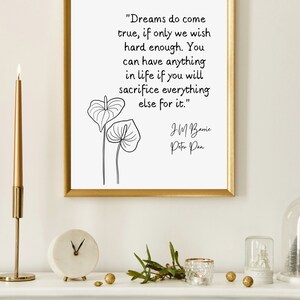 Inspirational Peter Pan Poster: Empowering Dreams With Motivational ...