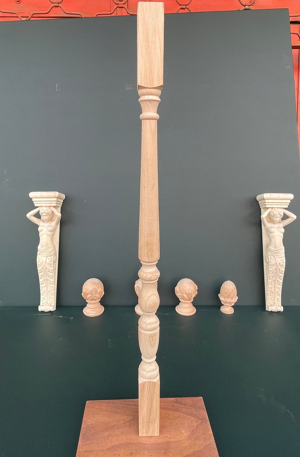 Custom Order Wooden Spindles, Wooden Baluster for Staircase, Wooden ...