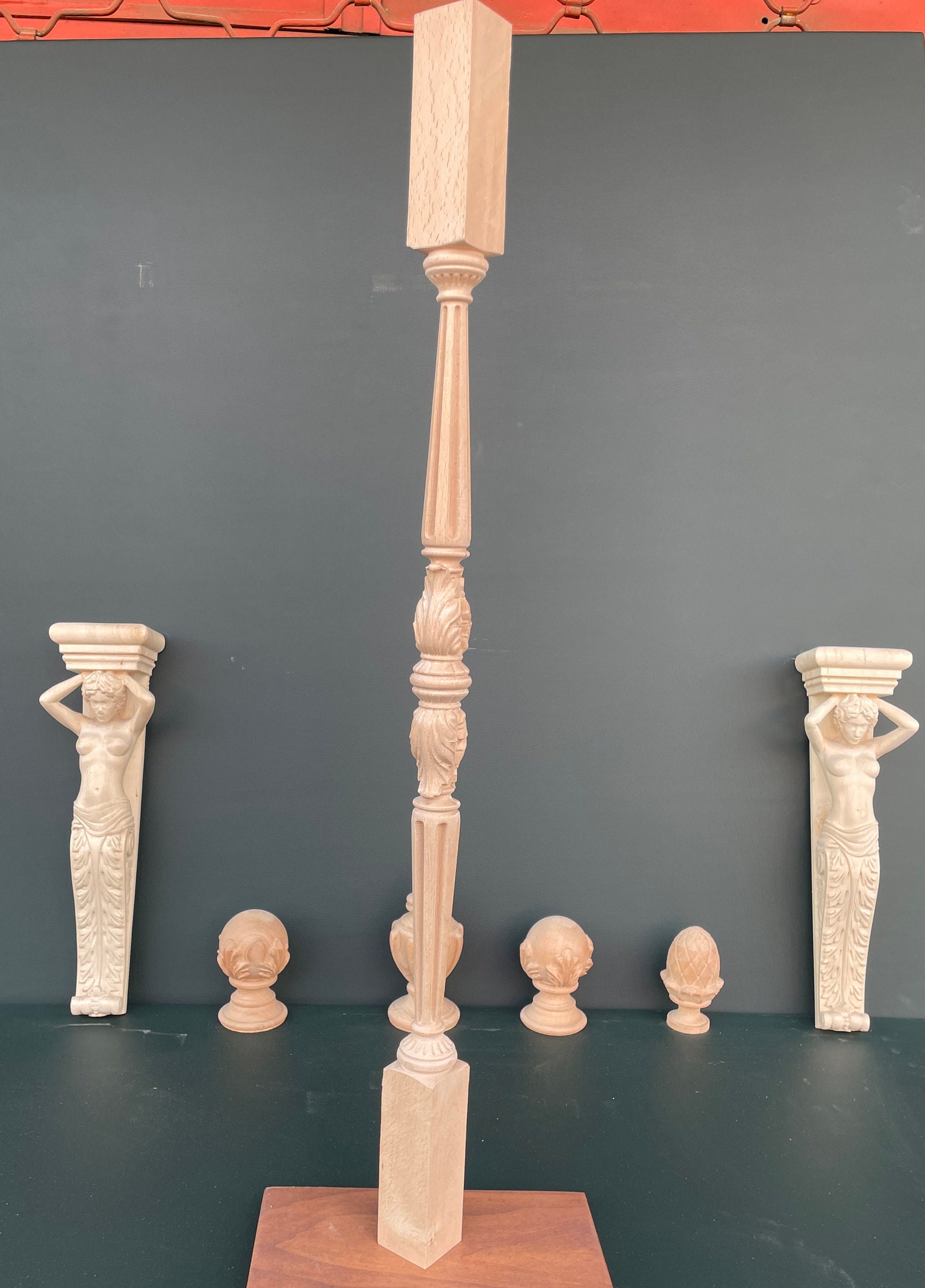 Wooden Stair Spindle,elegant Staircase Spindles for Classic and Modern ...