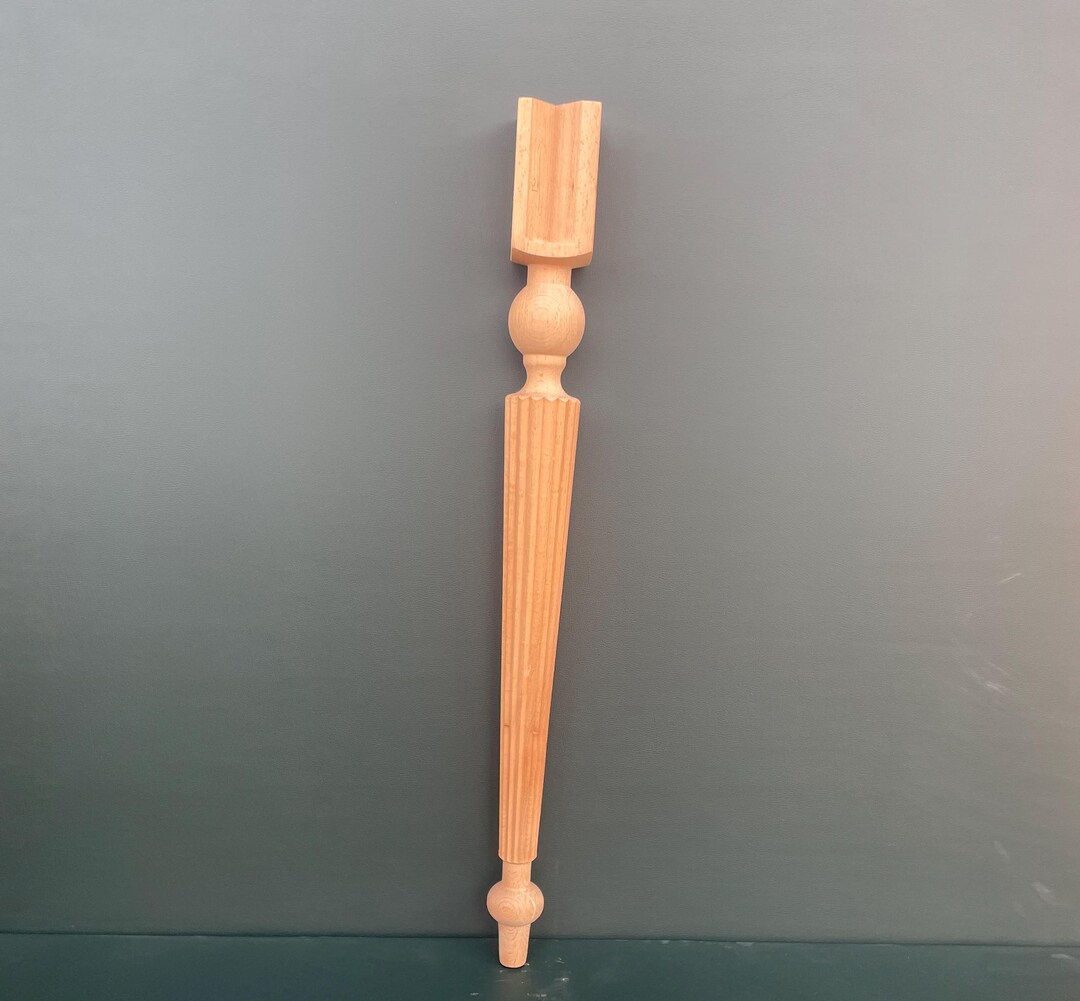 Wooden Farmhouse Table Turn Legs, Modern Dining Table Legs, Chunky ...