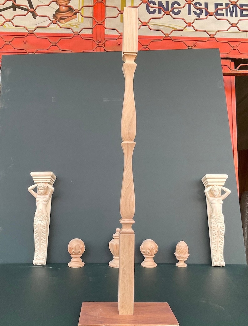 Wooden Stair Spindle,custom Order Wooden Staircase, Wooden Banister ...