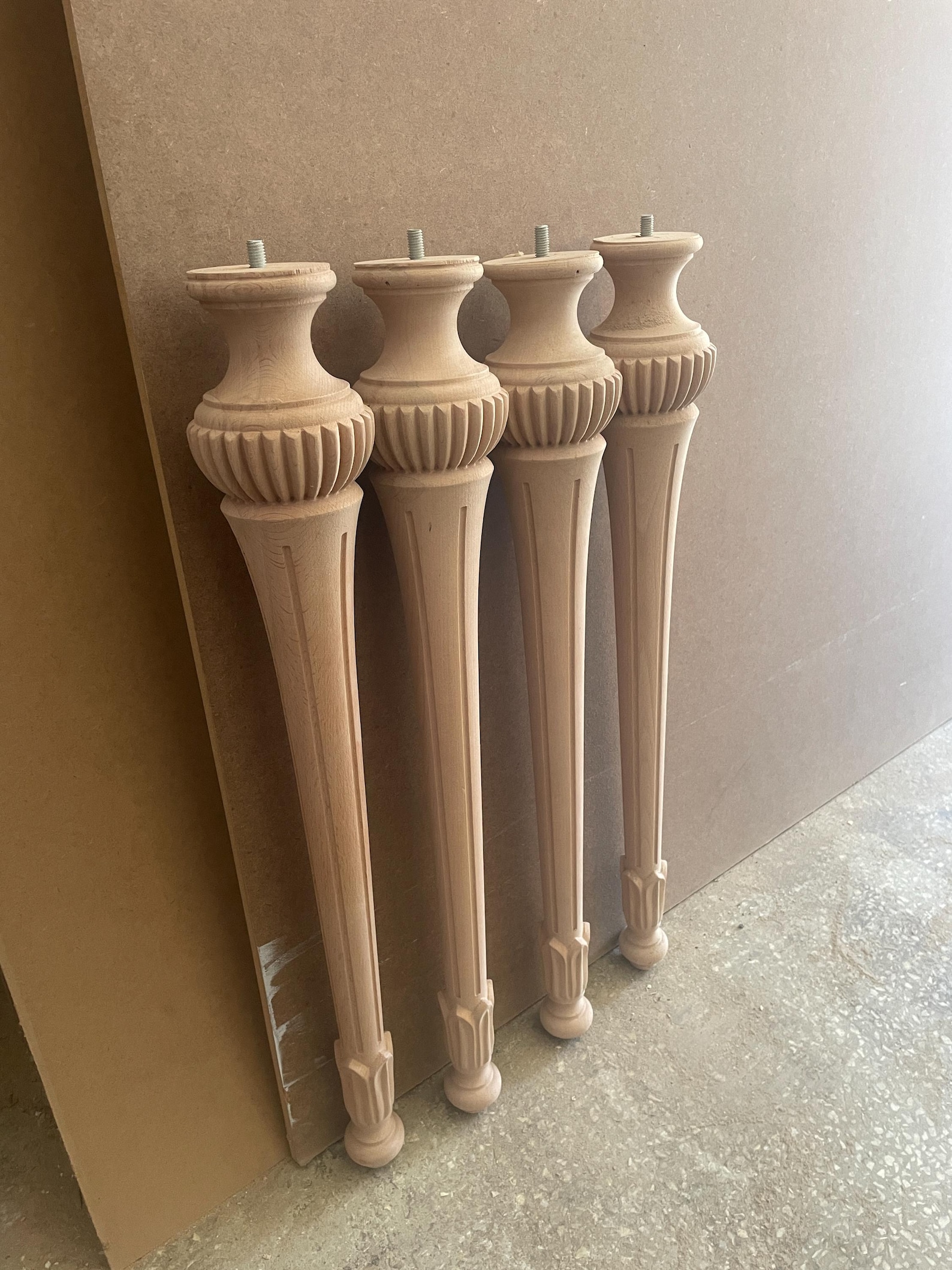 Hand-carved Wooden Table Leg | Intricate Decorative Turned Furniture ...