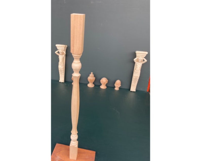 Wooden Stair Spindle,handcarved Custom Carved Wooden Baluster for ...