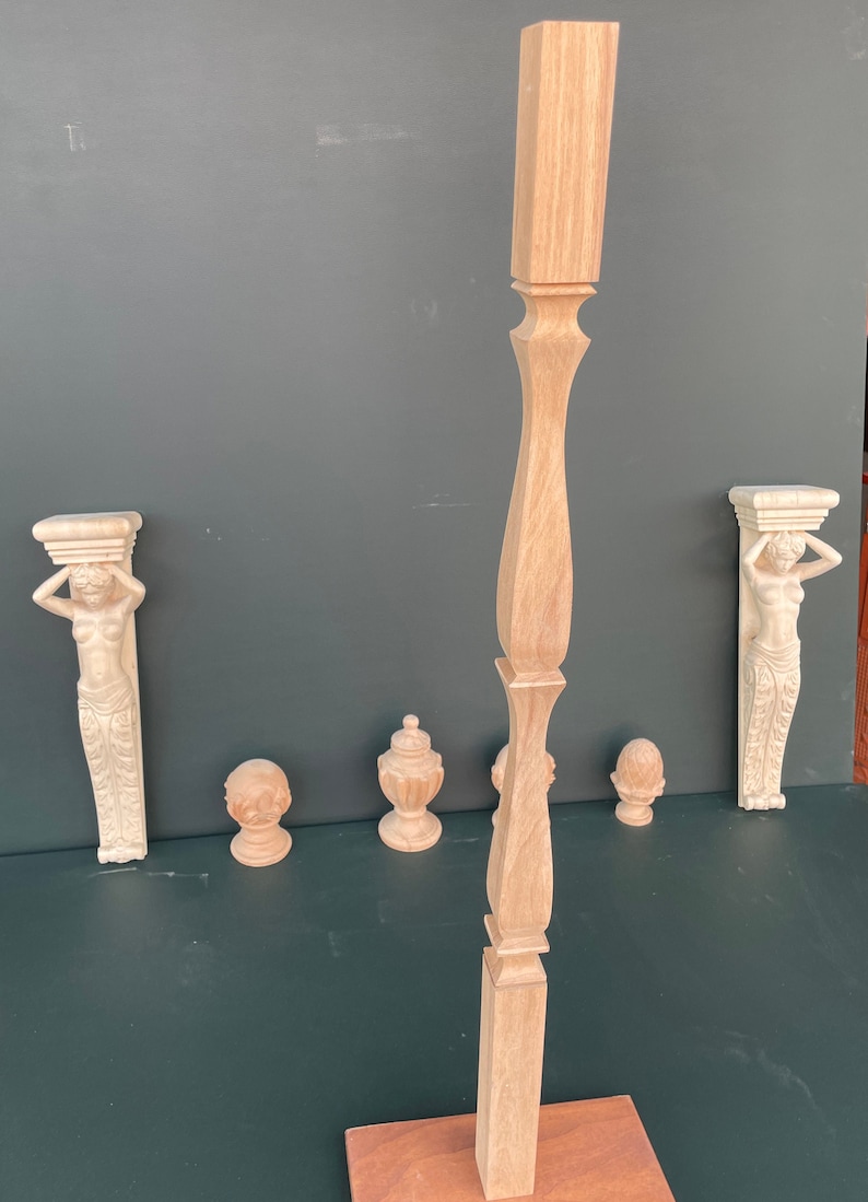 Wooden Stair Spindle,custom Order Wooden Staircase, Wooden Banister ...