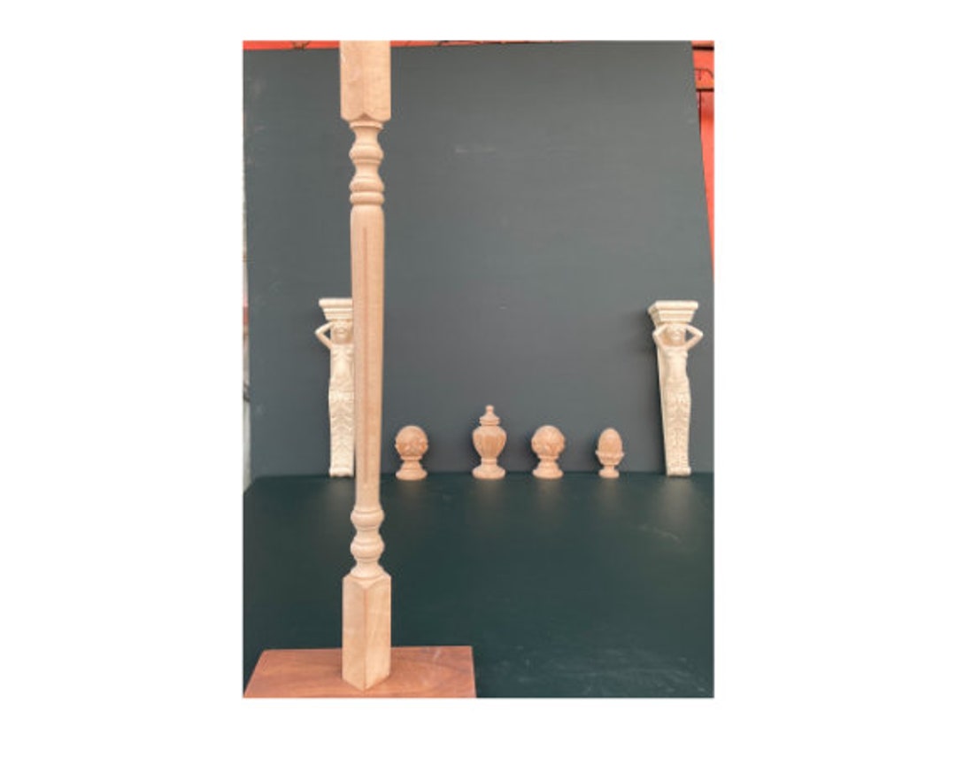 Wooden Stair Spindle,wooden Baluster for Staircase, Baluster for Wooden ...