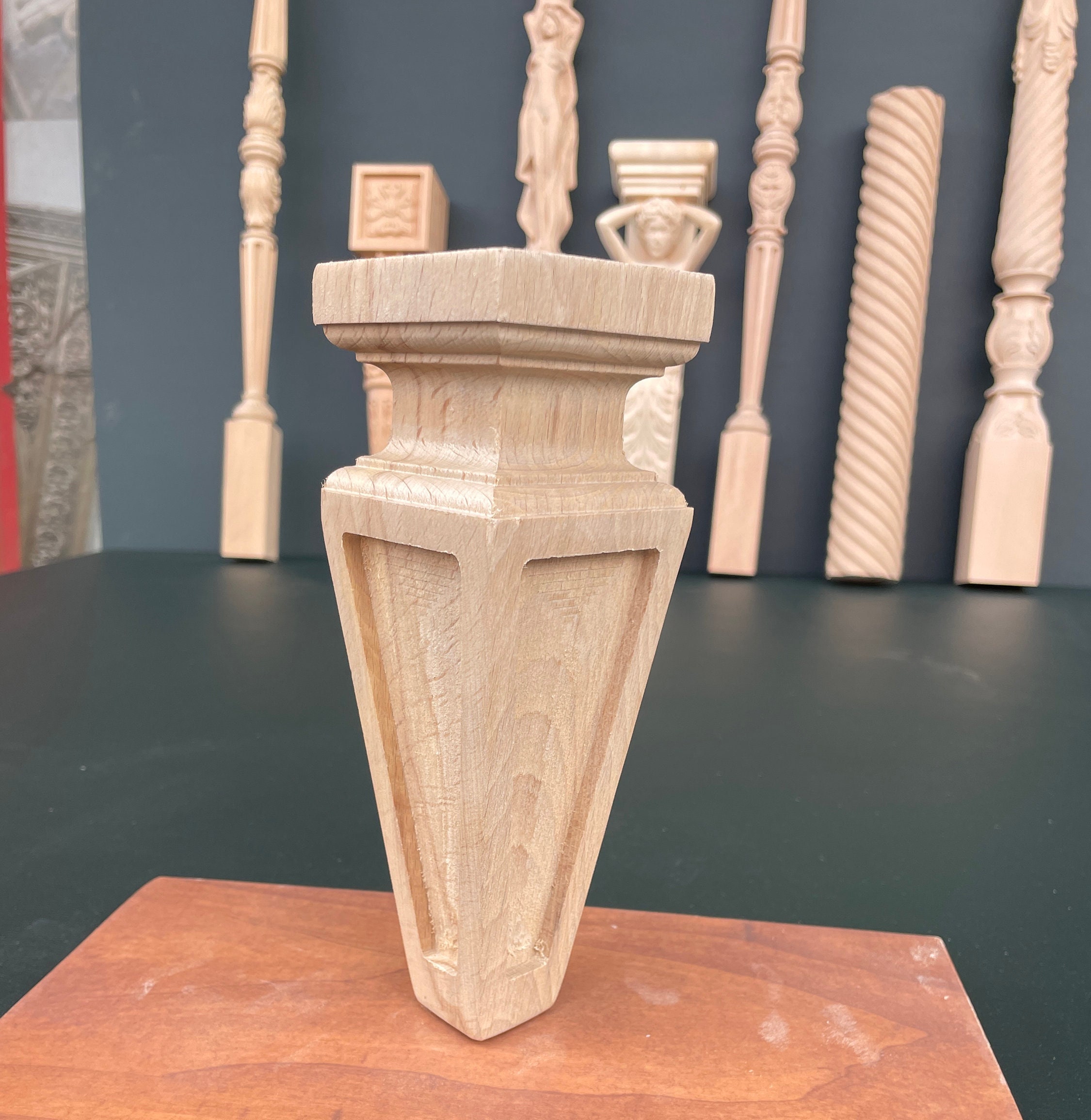 Square Wooden Legs, Contemporary Beech Wood Legs for Sofas and ...