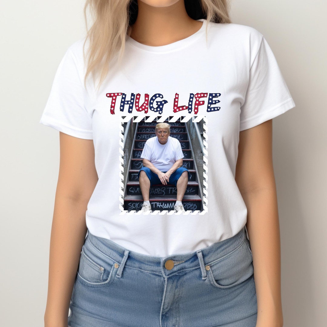 Viral Thug Life President Design Preppy Edgy PNG High Quality ...