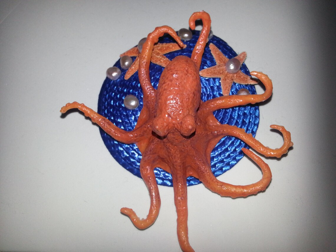 Octopus Octopus Hat Ocean Hat Octopus Headpiece - Etsy