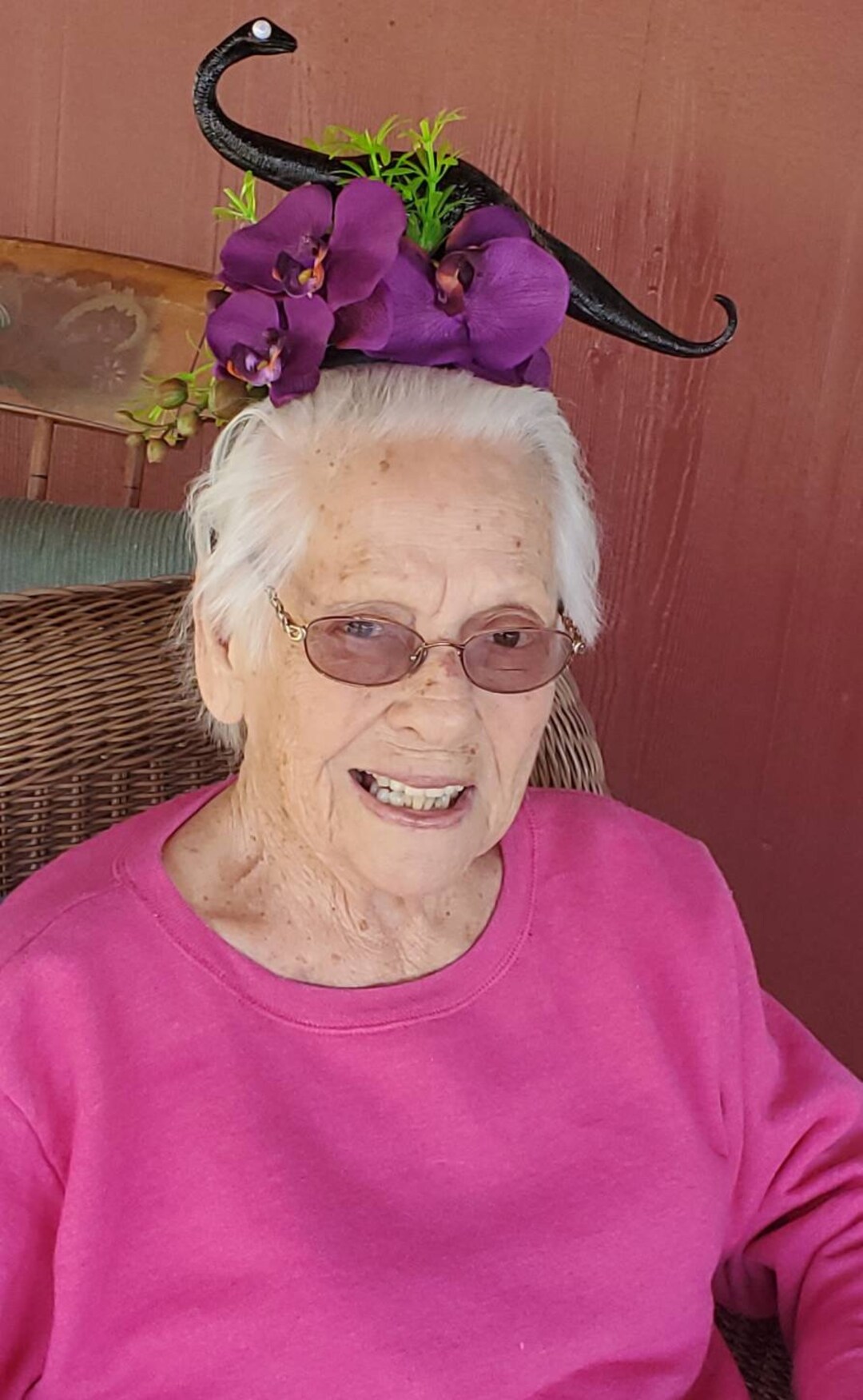 Dinosaur Headband, Dino Hat, Dino Flower Hat, Flower Crown, Dinosaur ...