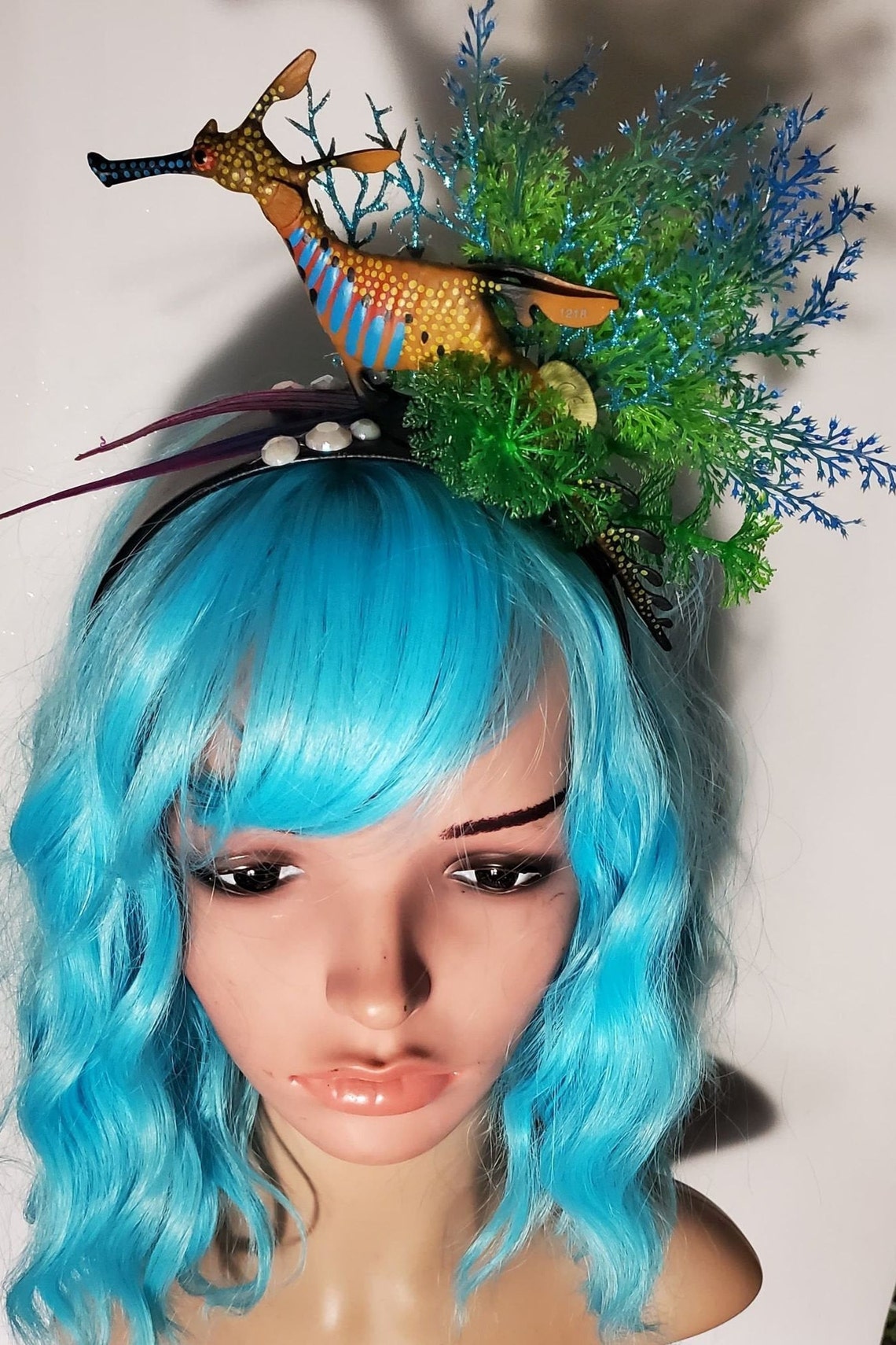 Seahorse, Seahorse Headband, Sea Life, Sea Creature, Tiki Oasis, Tiki ...