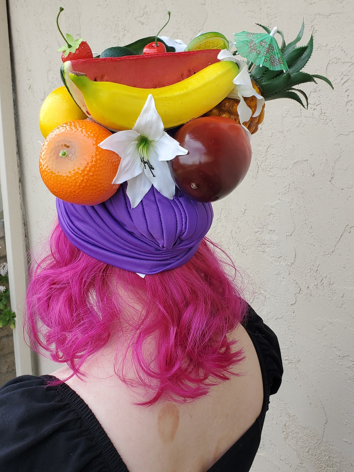 Carmen Miranda, Fruit, Fruit Turban, Faux Fruit, Faux Fruit Turban ...
