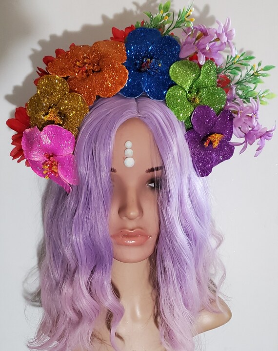 Pride Pride Crown Gay Pride Crown Glitter Glitter Crown | Etsy