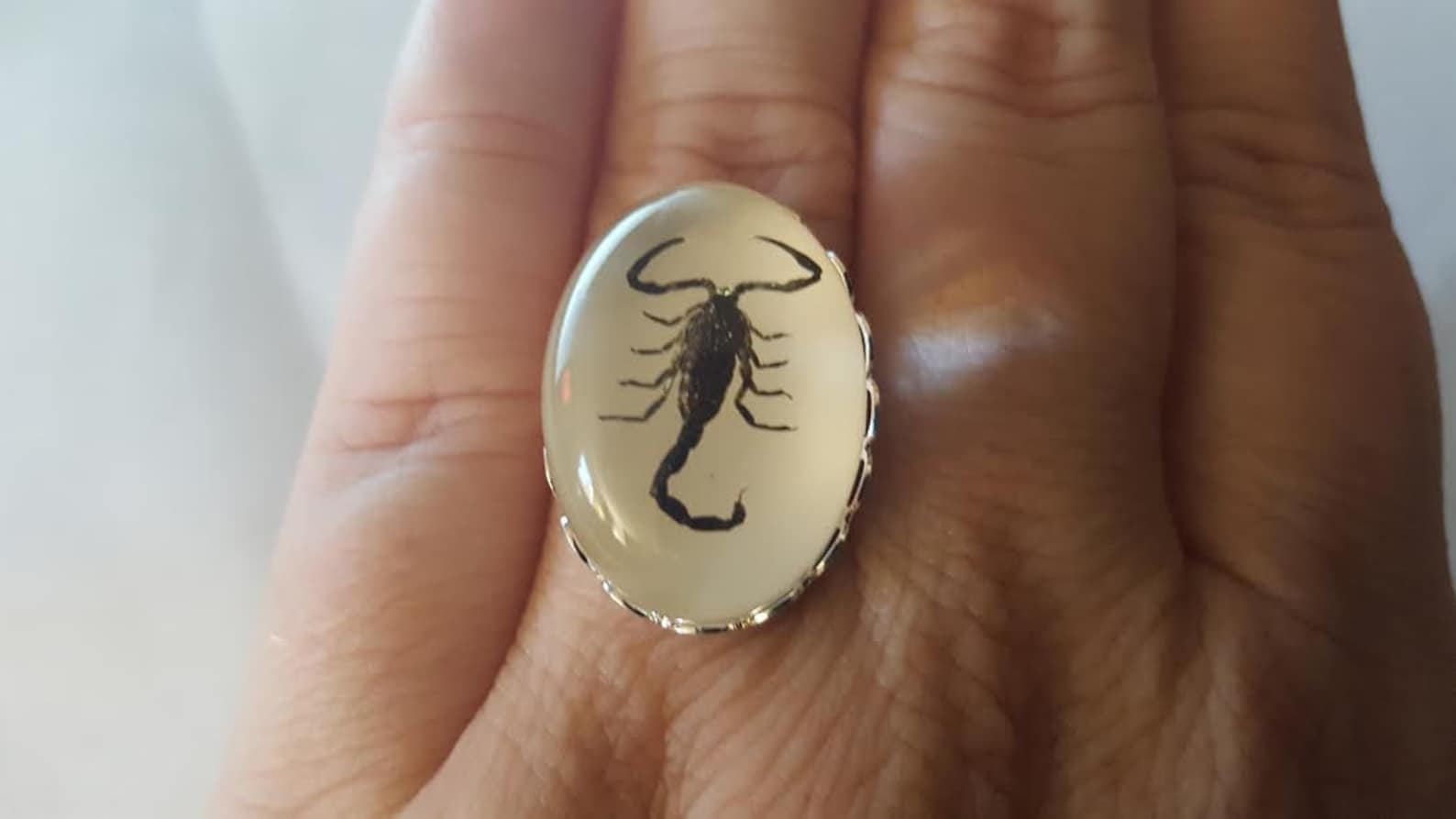 Scorpion, Scorpion Ring, Ring, Adjustable Ring, Insect, Insect Ring ...