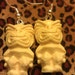 Yellow, Tiki, Yellow Tiki, Tiki Earrings, Tiki Oasis, Tiki God, Ocean ...