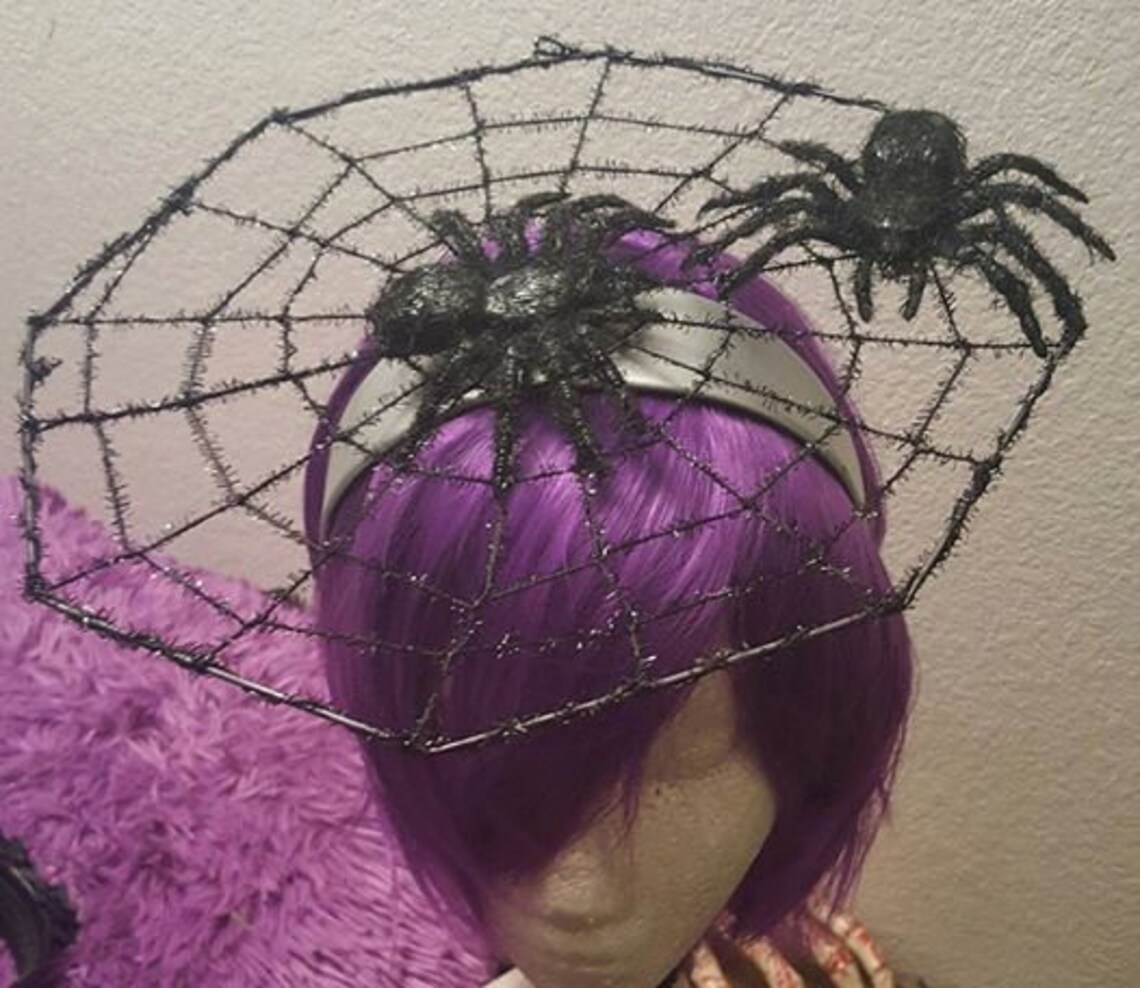 Spiderweb Spiderweb Hat Spider Spiders Gothic Halloween | Etsy