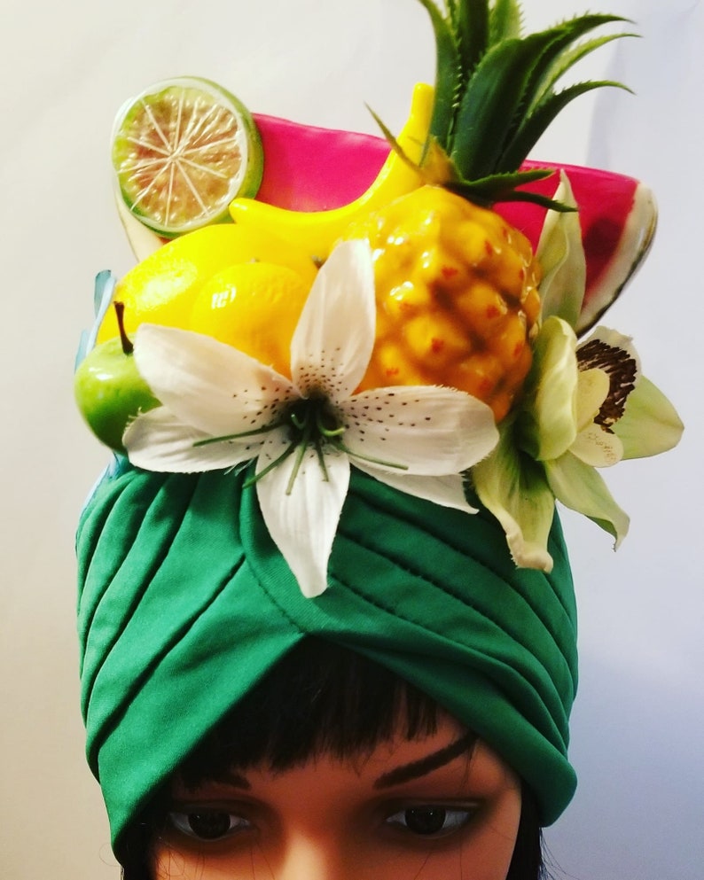 Carmen Miranda Turban Fruit Turban Faux Fruit Fruit Fruit - Etsy