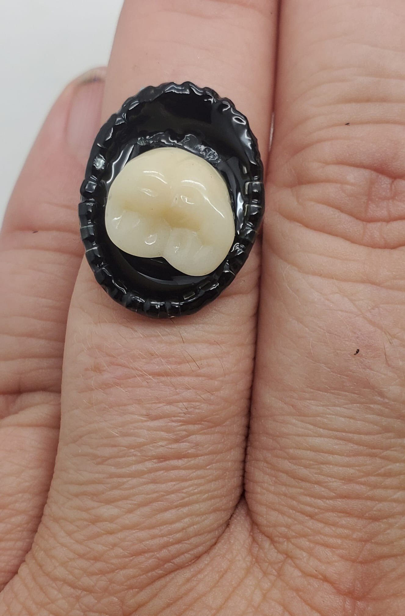 Tooth Tooth ring Tooth jewelry Oddities Faux tooth Resin | Etsy