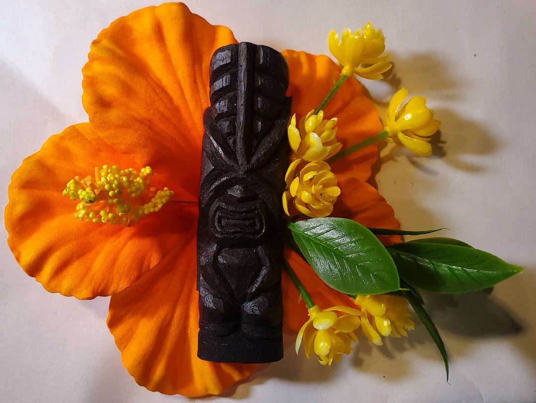 Tiki, Tiki Flower, Hibiscus Flower, Orange Hibiscus, Tiki Oasis, Tiki ...