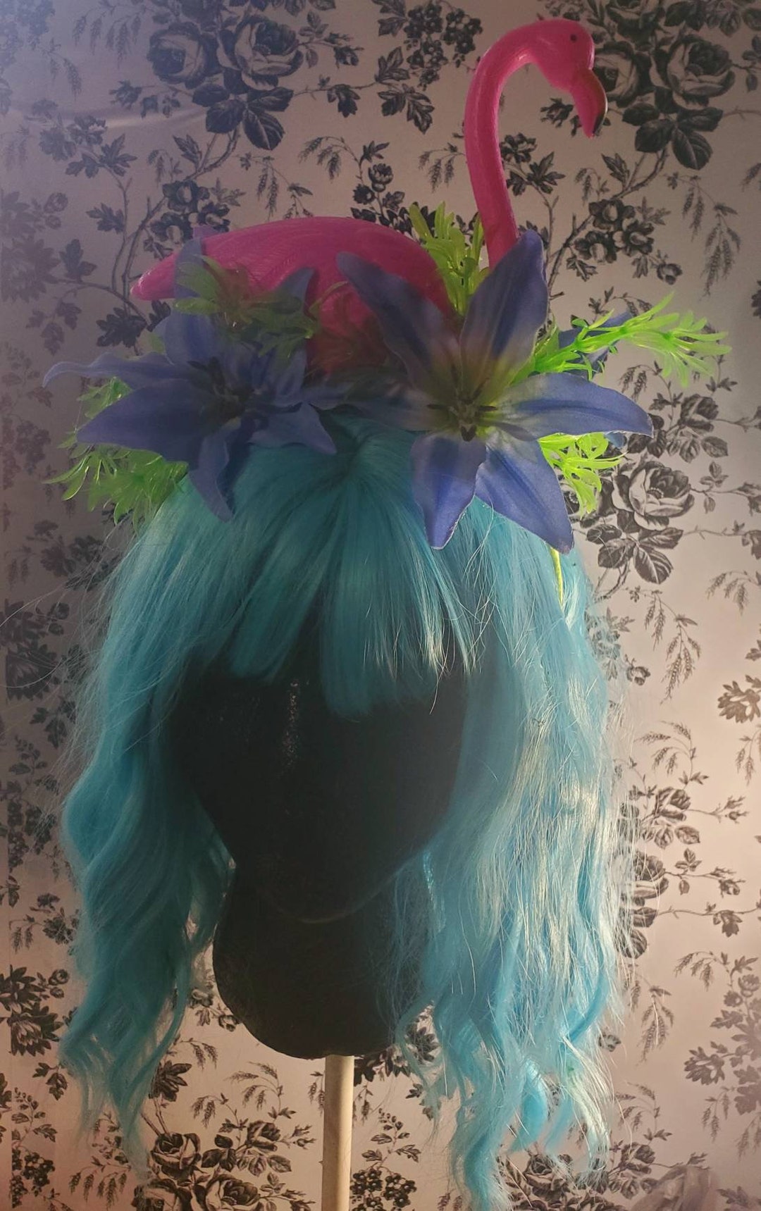 Flamingo Headband, Tiki, Tiki Oasis, Bird Headband, Flamingo, Flamingo ...