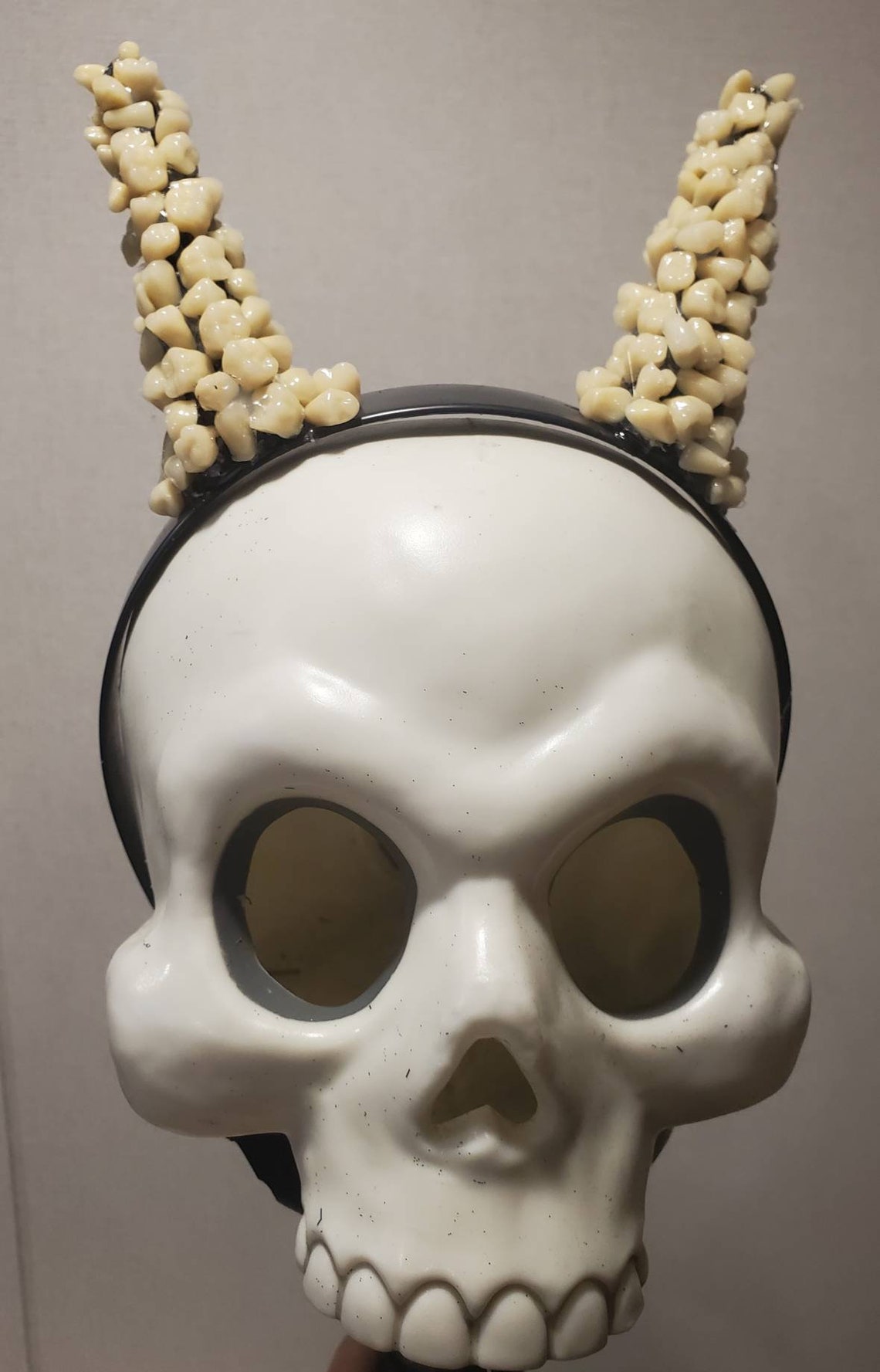 Horns, Teeth, Teeth Headband, Teeth Horns, 666, Horror Horns - Etsy