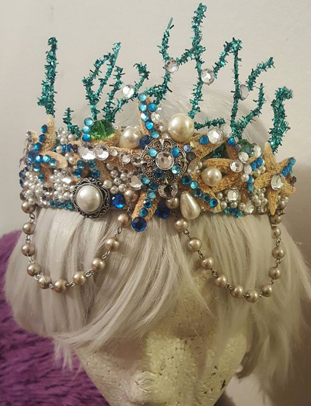 Mermaid Crown, Mermaid, Mermaid Headband, Ariel, Disney Bound, Pinup ...