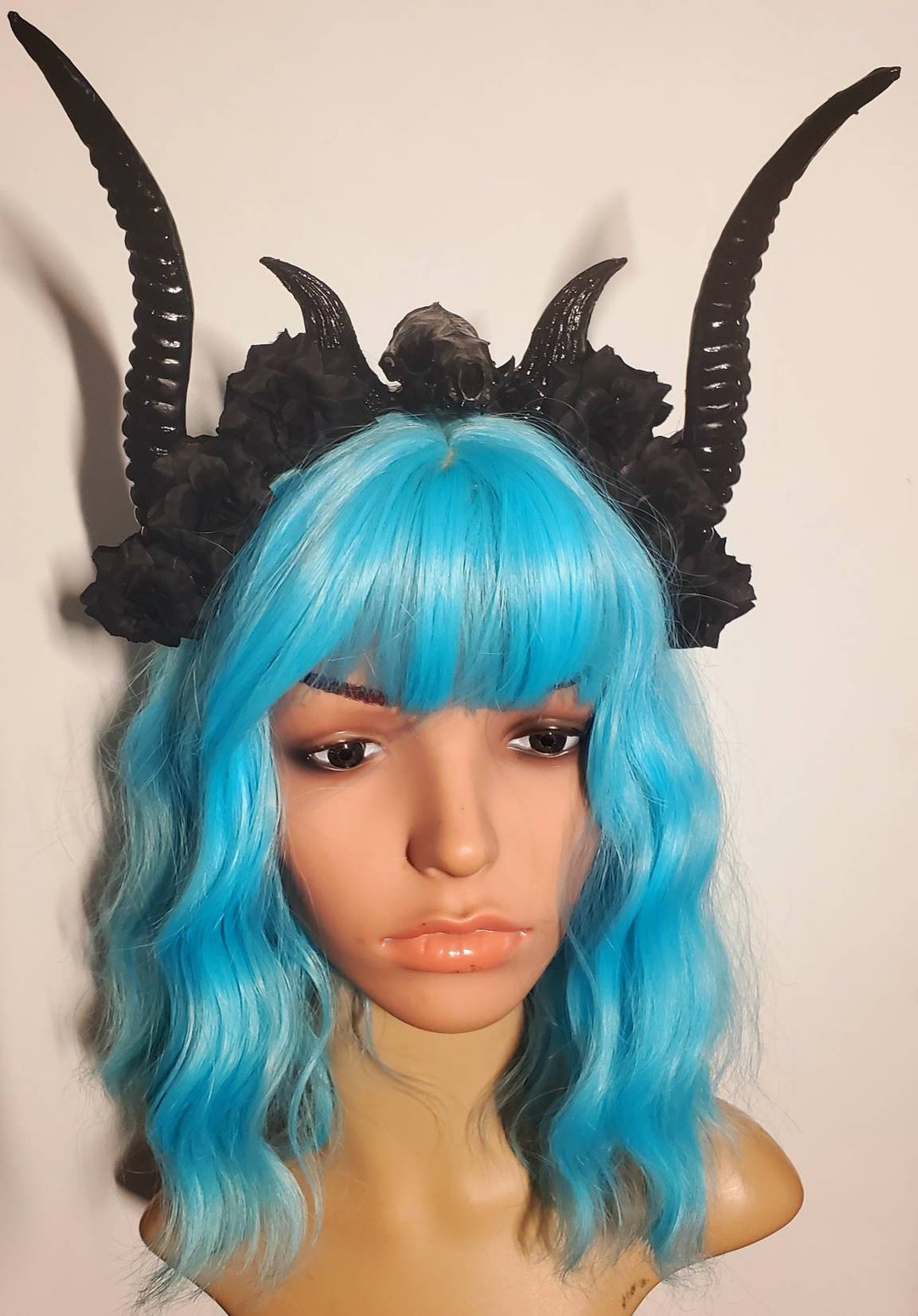 Horns, Horn Headress, Double Horns, Gothic, Horror, Gothic Horns ...
