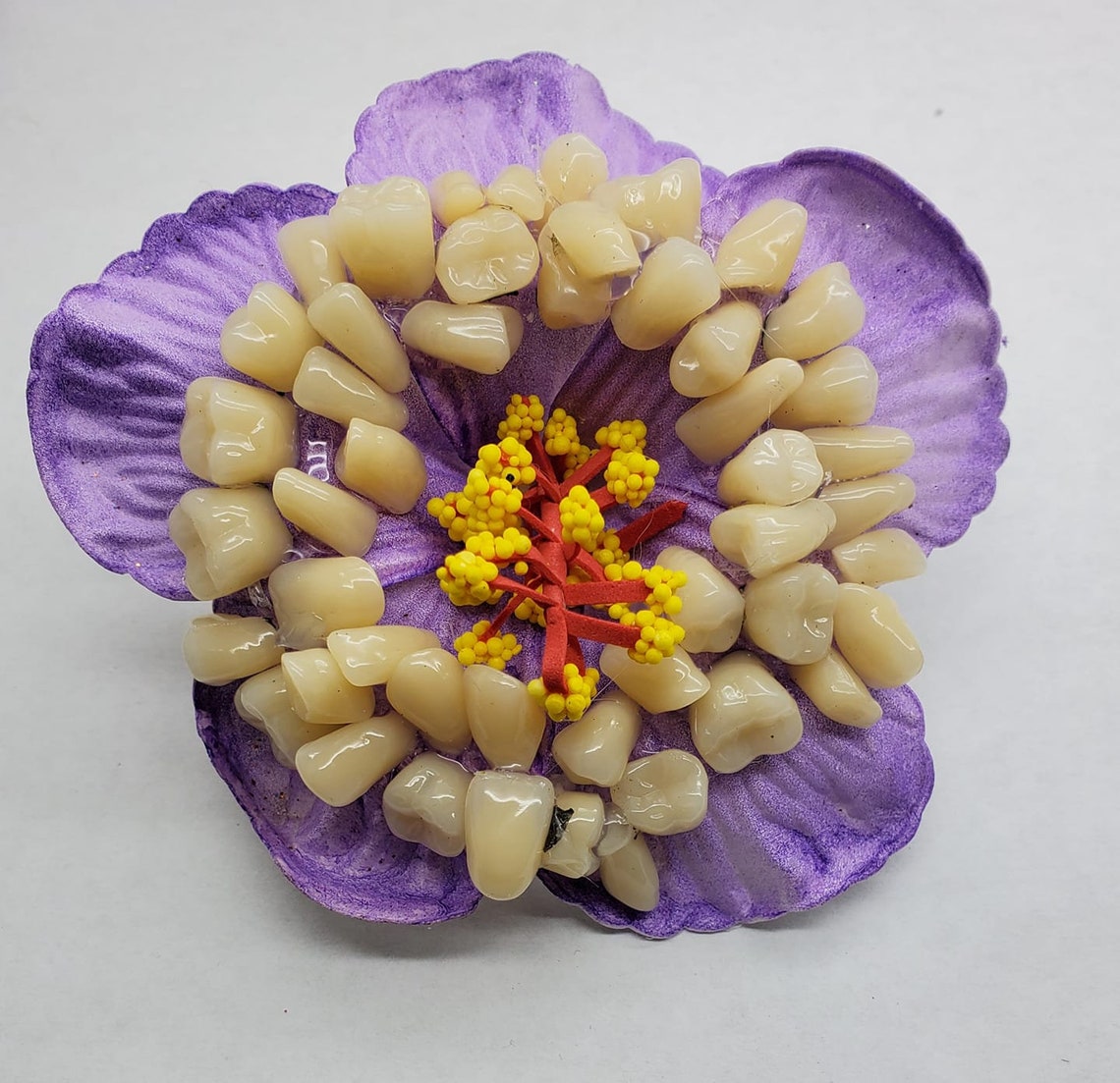 Tooth Flower Flower Clip Vagina Dentata Teeth Dentist - Etsy