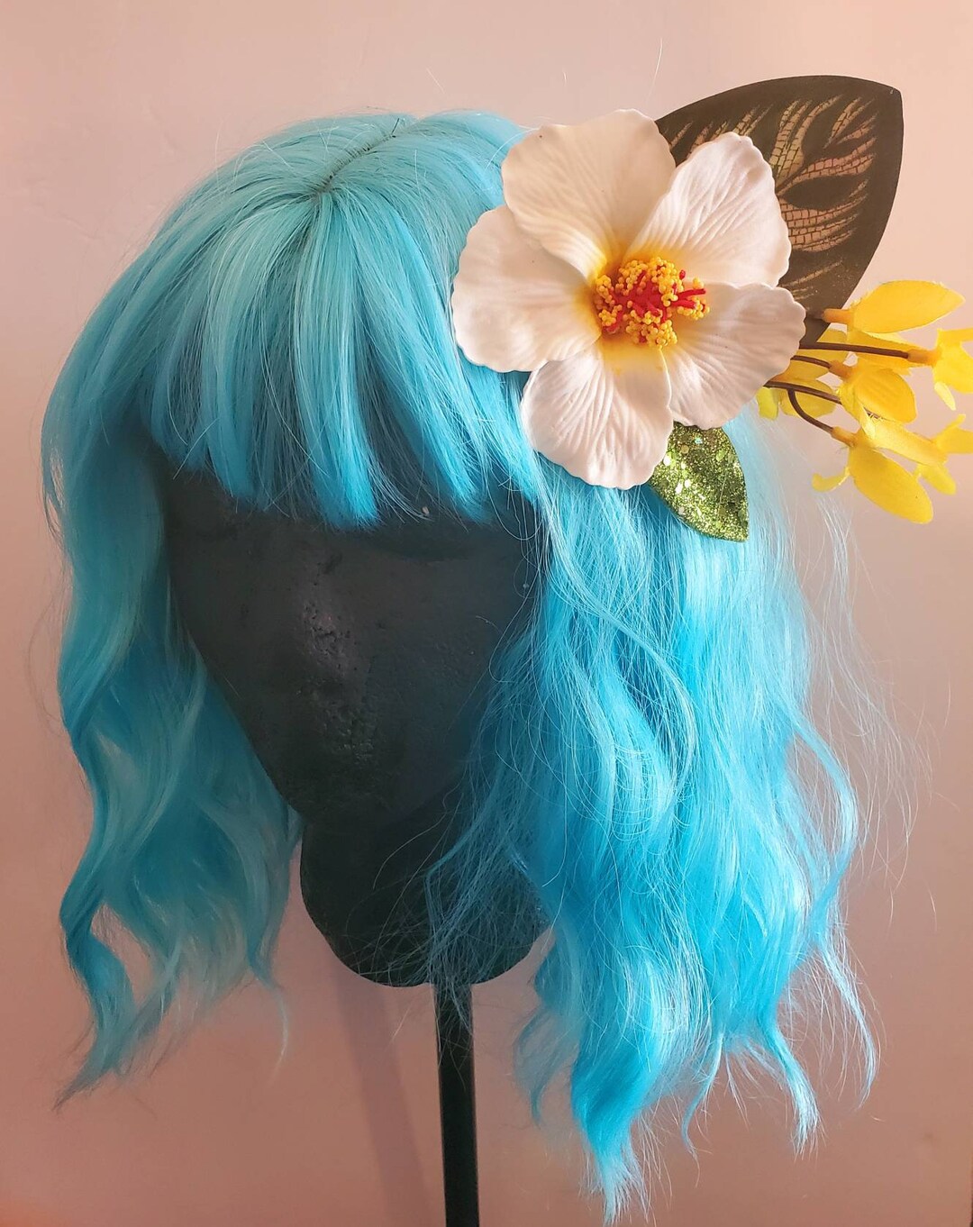 Hibiscus, Hibiscus Flower, Tiki, Tiki Hair Flower, White Hibiscus, Hair ...