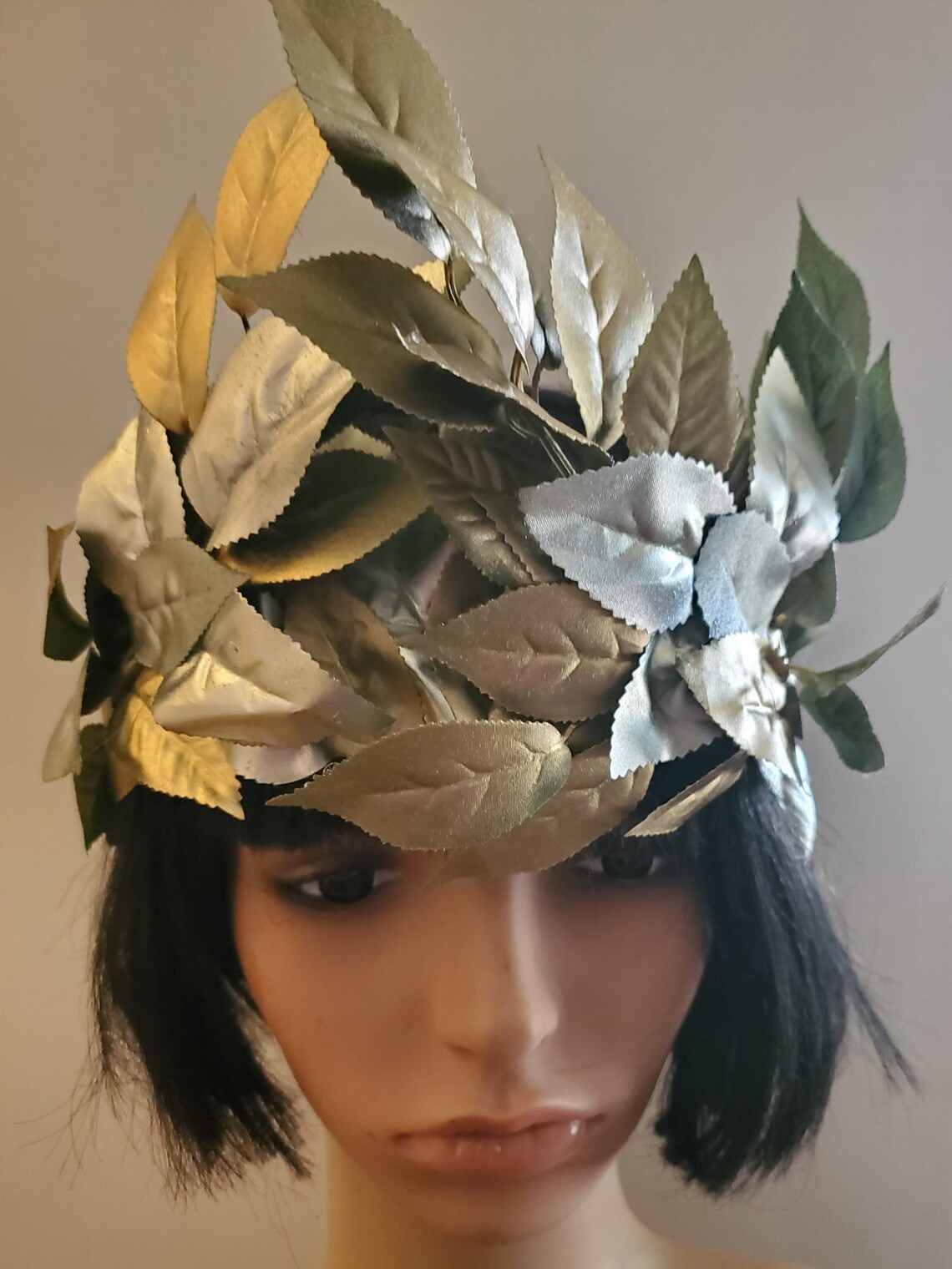 Toga Toga Party Toga Headdress Leaves Leaves Headbnd Toga - Etsy
