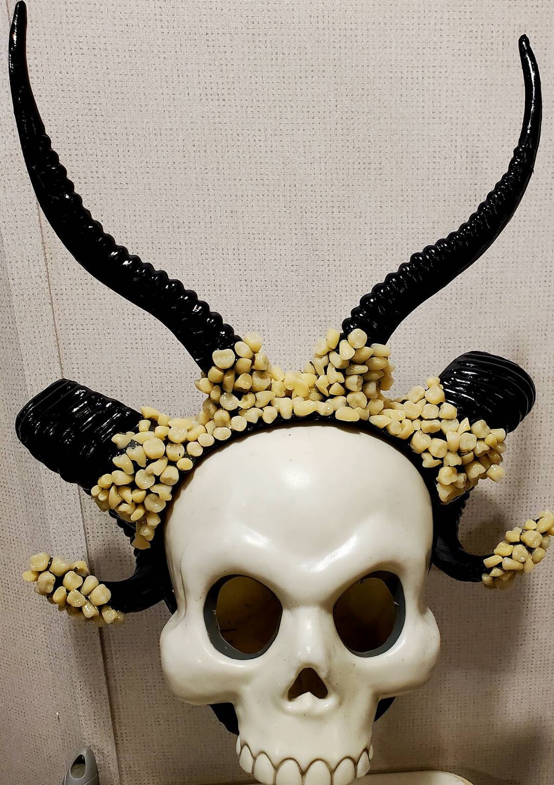 Teeth Horns, Horns, 666, Halloween, Gothic, Horror - Etsy
