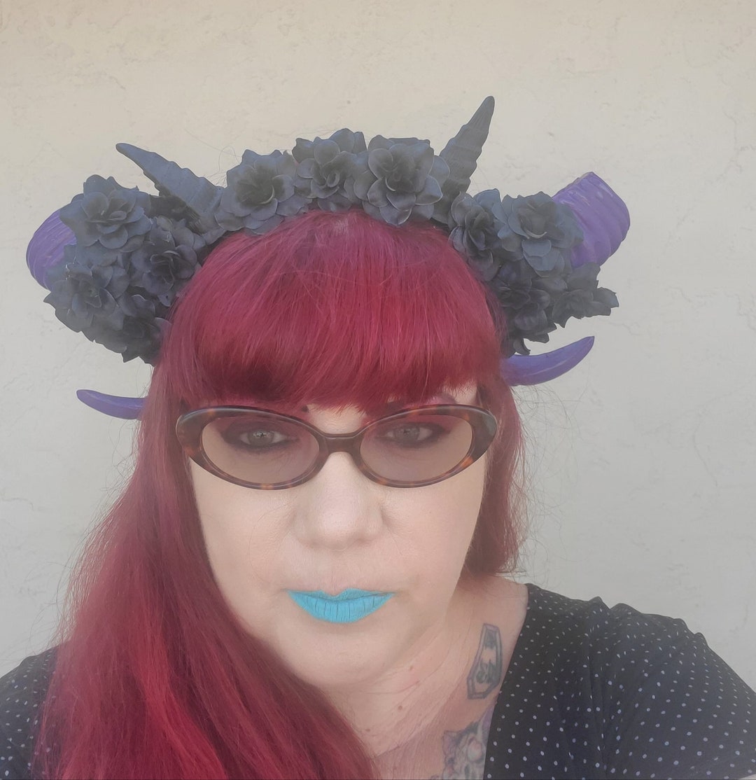 Ram Horns, Horn Headdress, Horn Headband, Gothic, Horns, Halloween ...