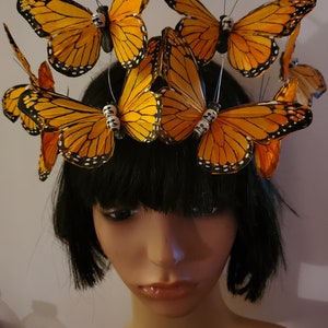 Skull, Butterfly Crown, Butterfly, Butterfly Headband, Skull Headband ...