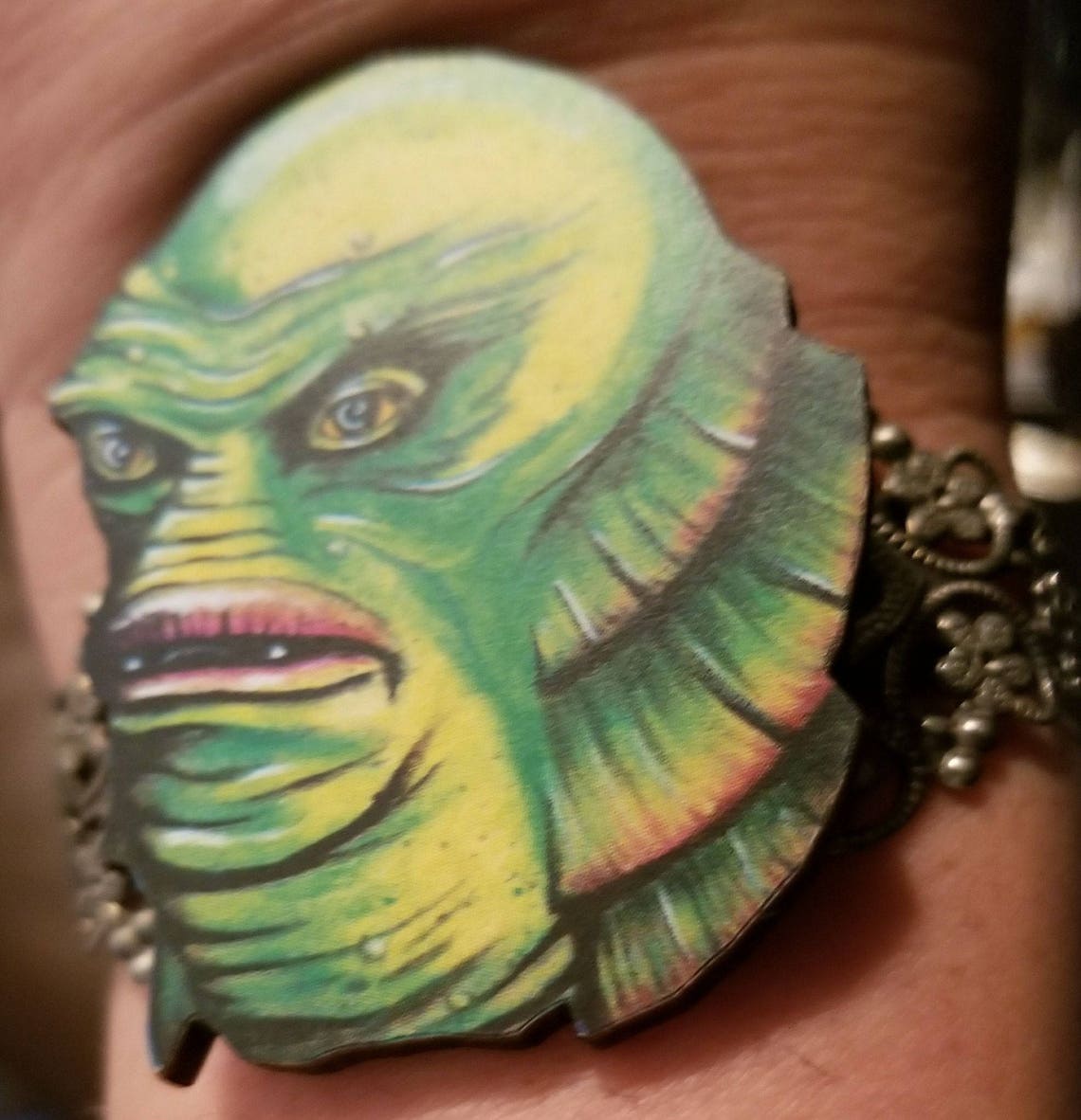 Creature Creature Cuff Monster Monster Cuff Halloween | Etsy