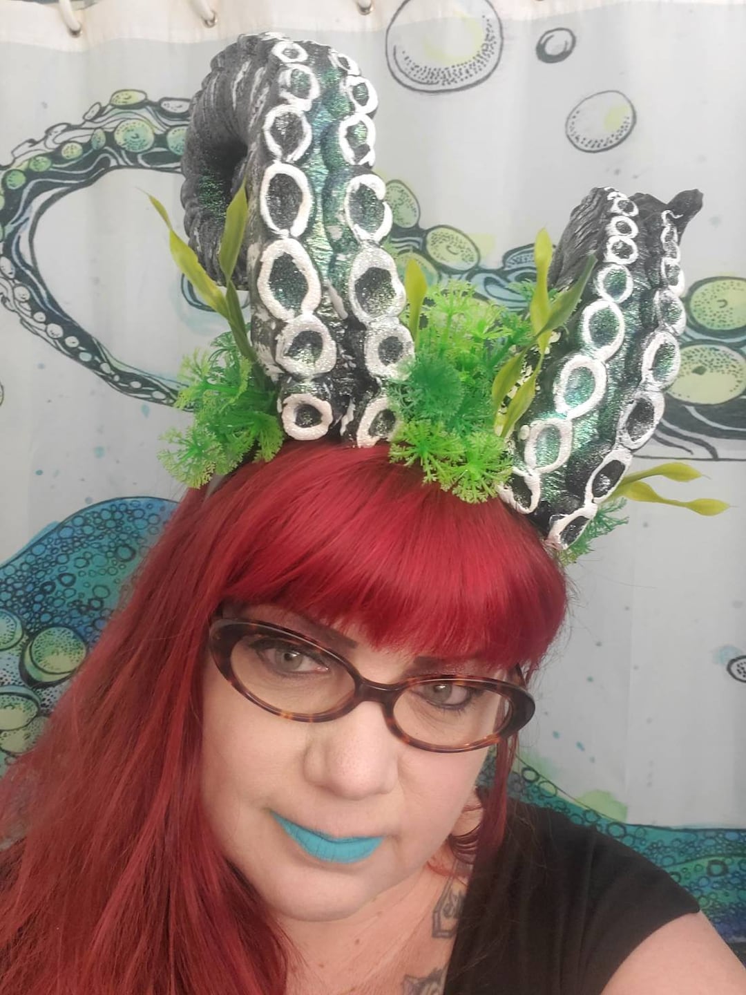 Tentacle Horns, Octopus, Tentacles, Horn Headress, Horror, Sealife ...