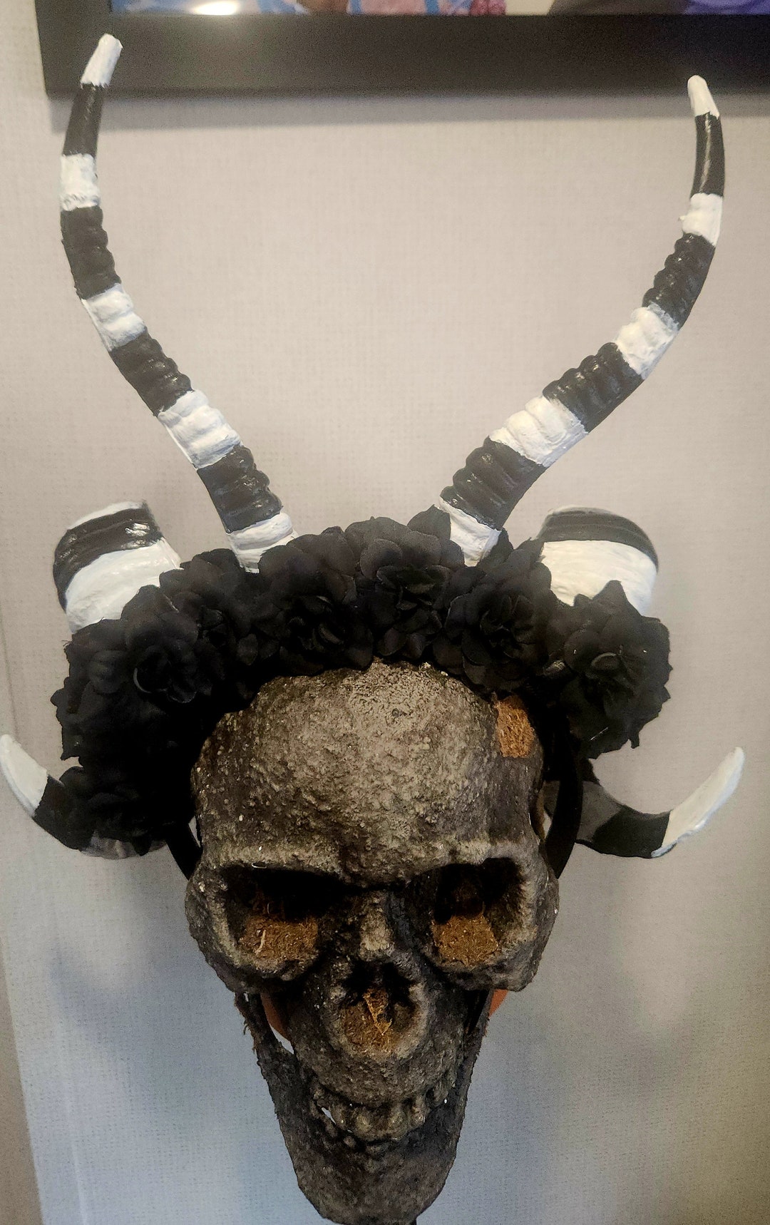 Striped Horns, Double Horns, Beetlejuice, 666, Gothic Horns, Cosplay ...