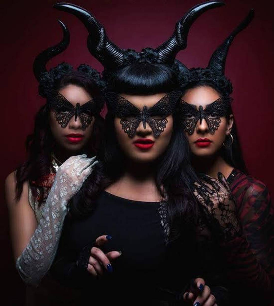 Horn Headdress, Maleficent, Horns, Black Horns,horror, Horror Horns ...