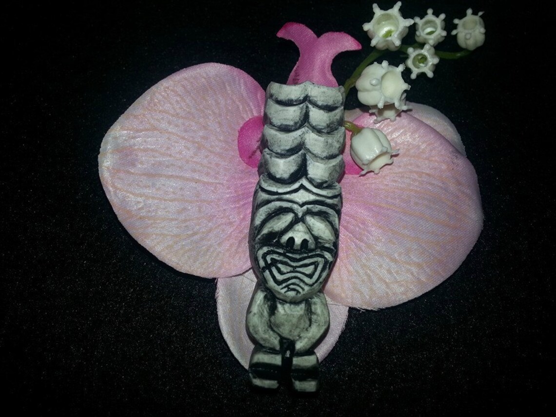 Tiki Tiki Flower Tiki Oasis Pinup Pink Orchid Pink - Etsy