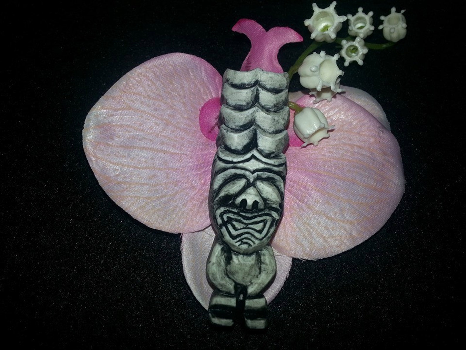 Tiki Tiki Flower Tiki Oasis Pinup Pink Orchid Pink - Etsy