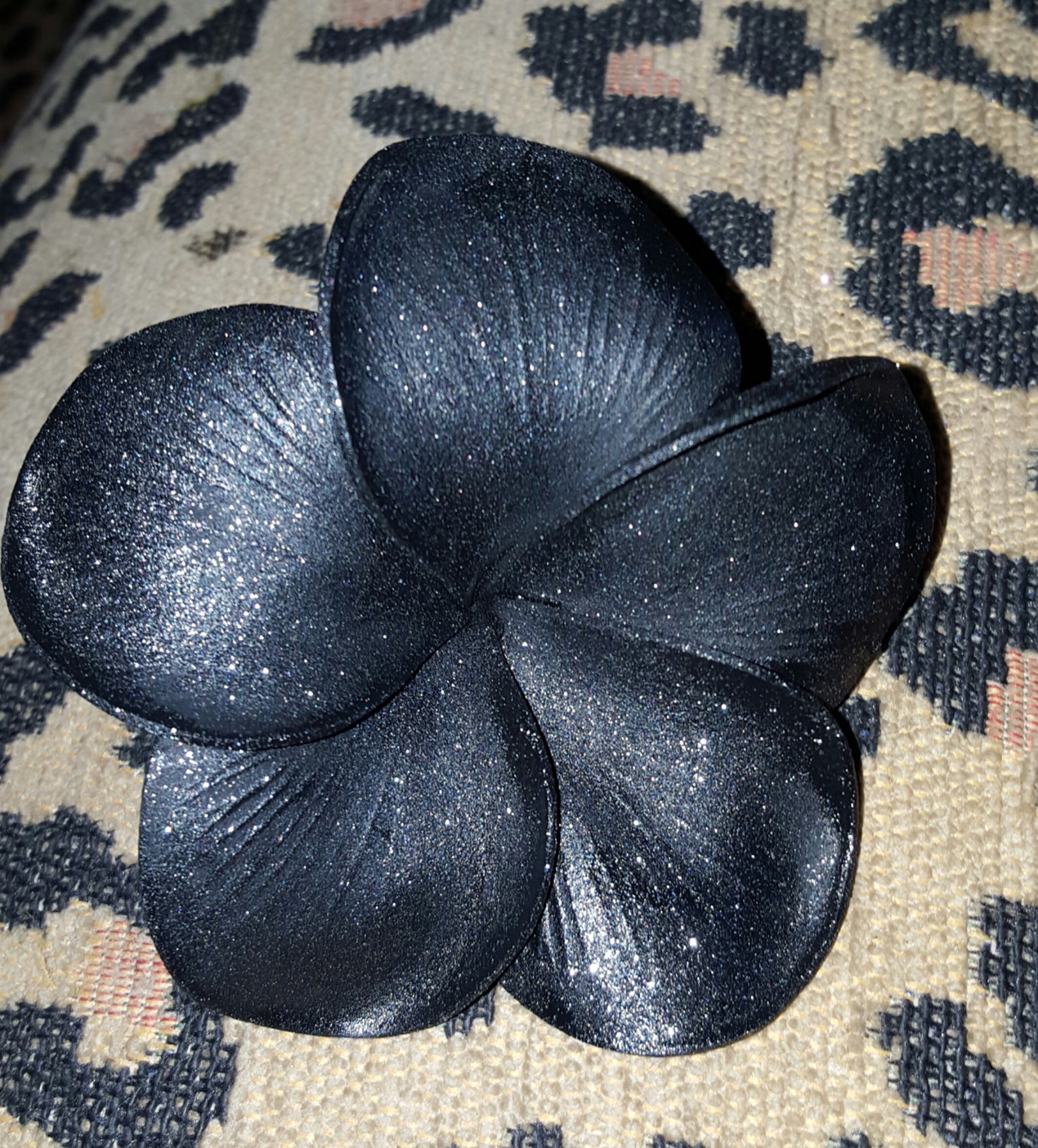 Black Plumeria Plumeria Pinup Retro Tiki Flower Plumeria | Etsy