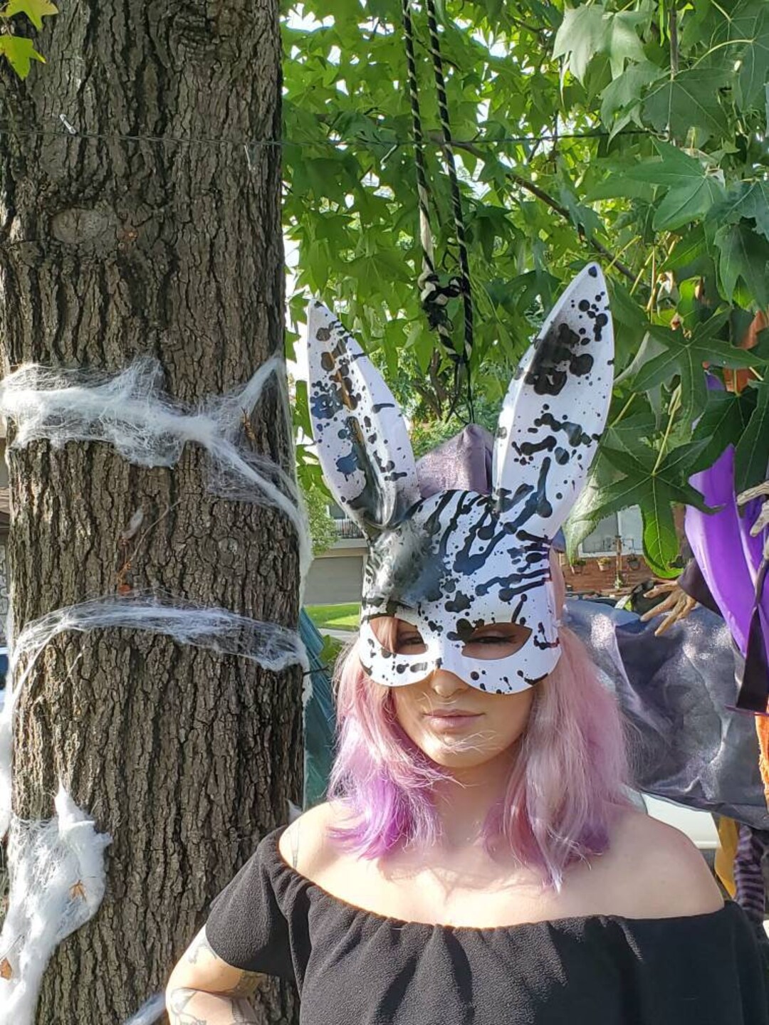 Demon Mask, Demon Spit, Demon Splatter Mask, Bunny Mask, Rabbit Mask ...