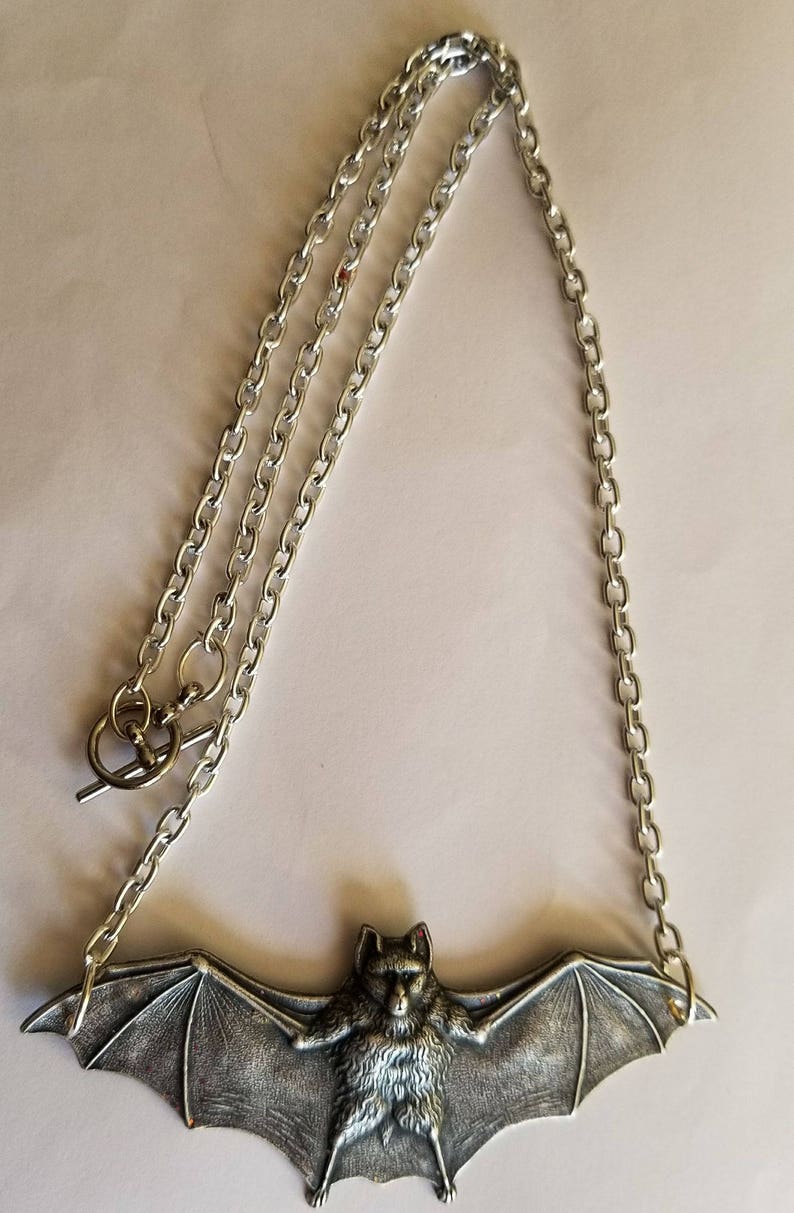 Bat Necklace Bat Gothic Goth Bat Jewelry Gifts for Her | Etsy