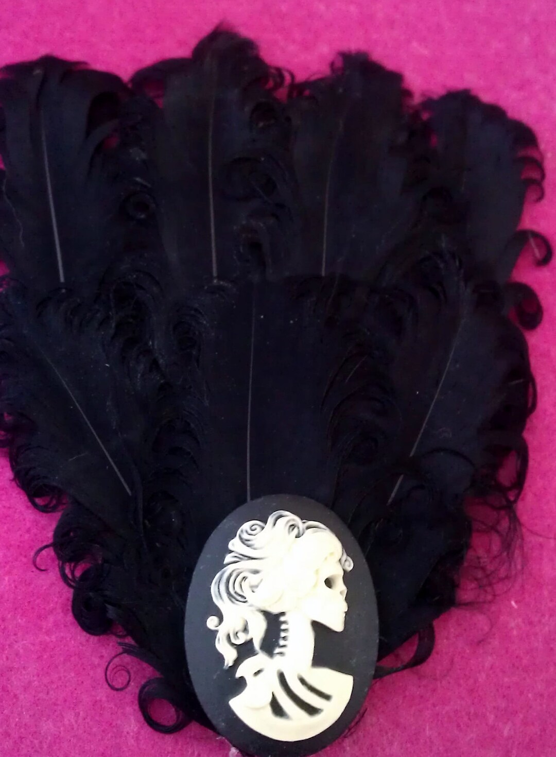 Skeleton Skull Fascinator Skull Skull Clip Skeleton Girl - Etsy