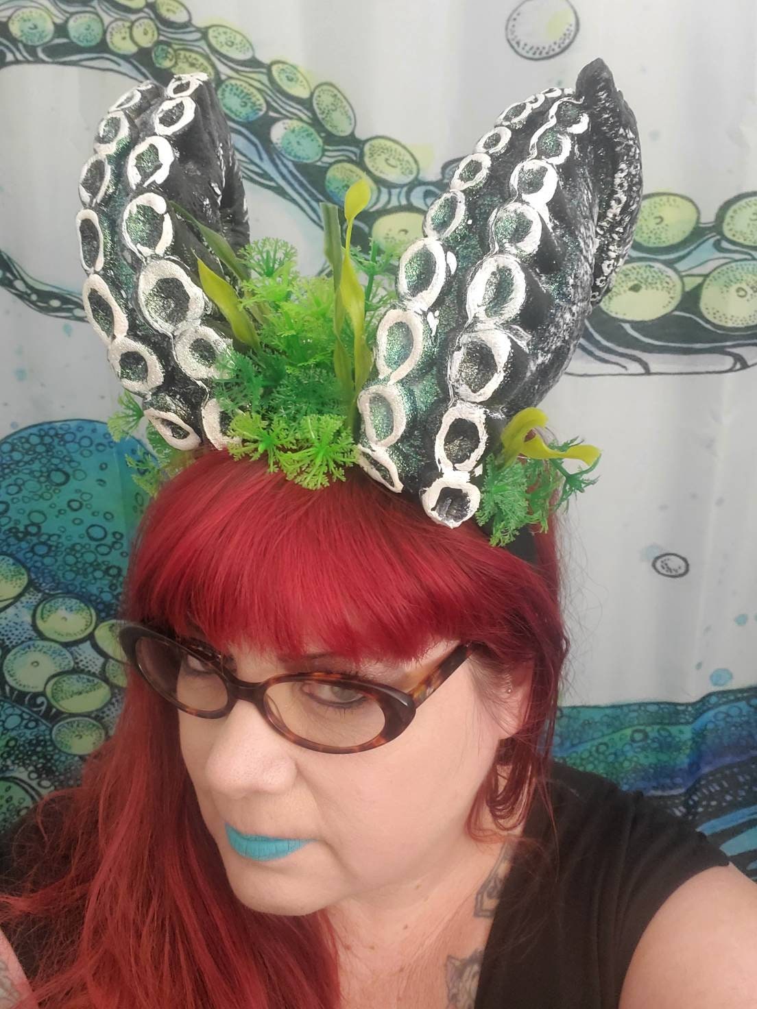 Tentacle Horns Octopus Tentacles Horn Headress Horror - Etsy Finland