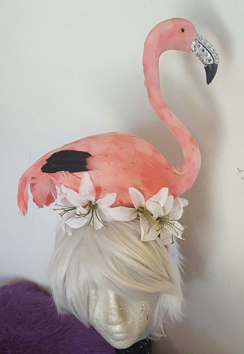 Flamingo Flamingo Hat Flamingo Headband Bird Bird Hat - Etsy