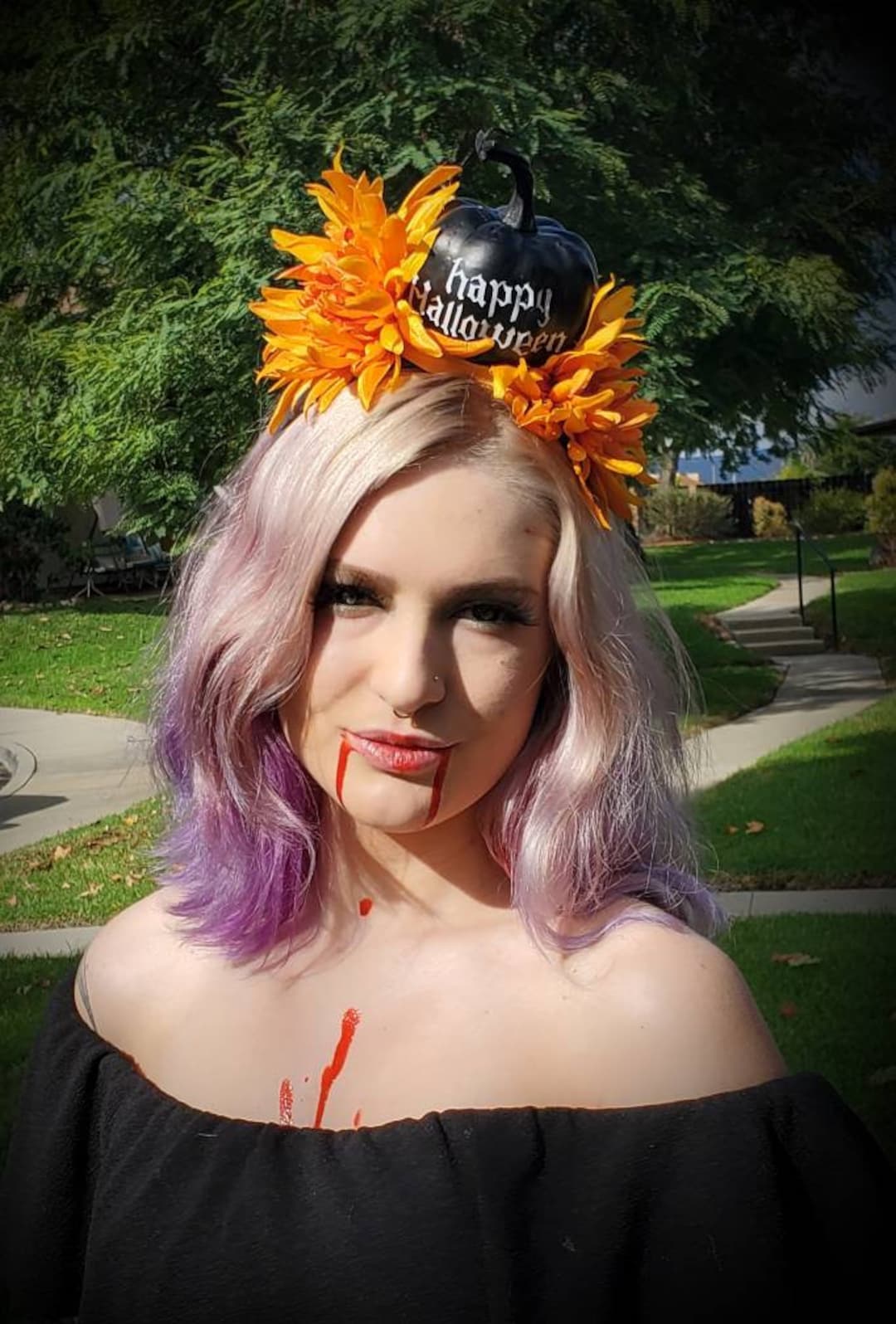 Pumpkin, Pumpkin Headband, Pumpkin Crown, Halloween Pumpkin, Orange ...