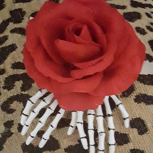 Zombie Hand Horror Rose Red Rose Rose Clip Zombie - Etsy
